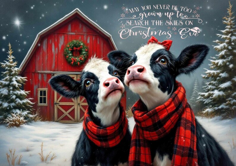 Christmas Farm Animals - Etsy