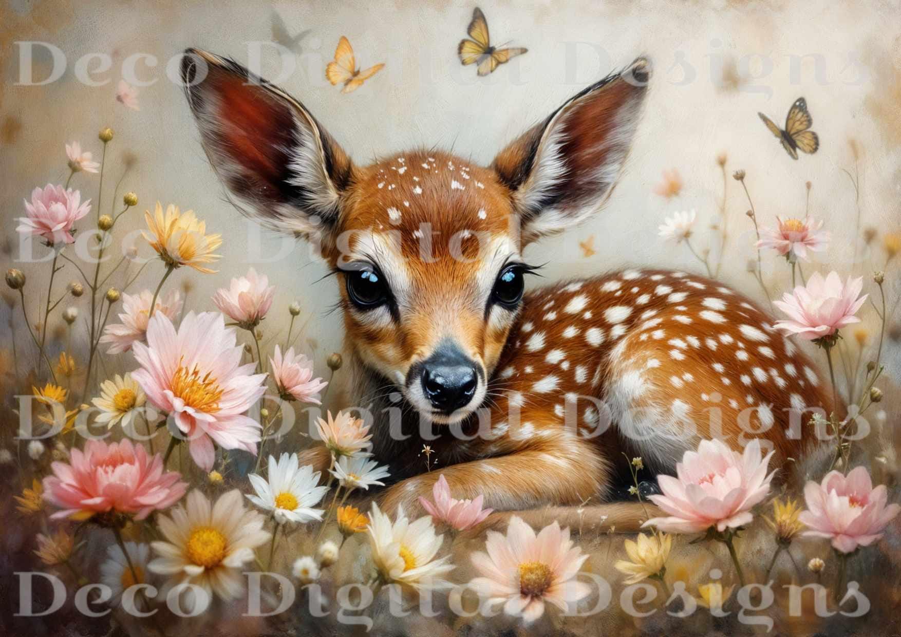 Spring Babies A4 Rice Paper - Etsy