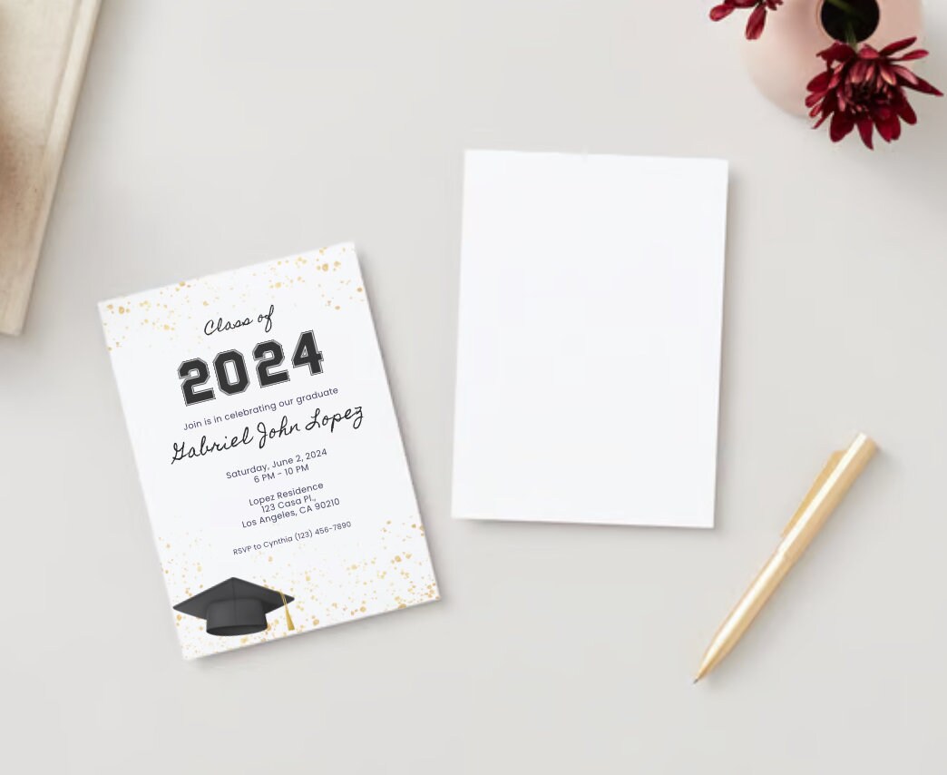 2024 Graduation Party Invitation - Etsy