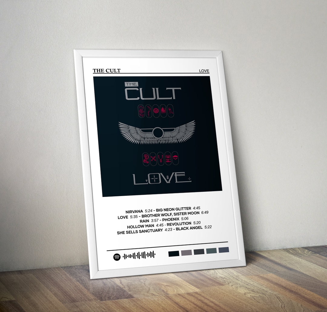 The Cult Poster Love Poster Album Poster Print Album Cover Poster Rap ...