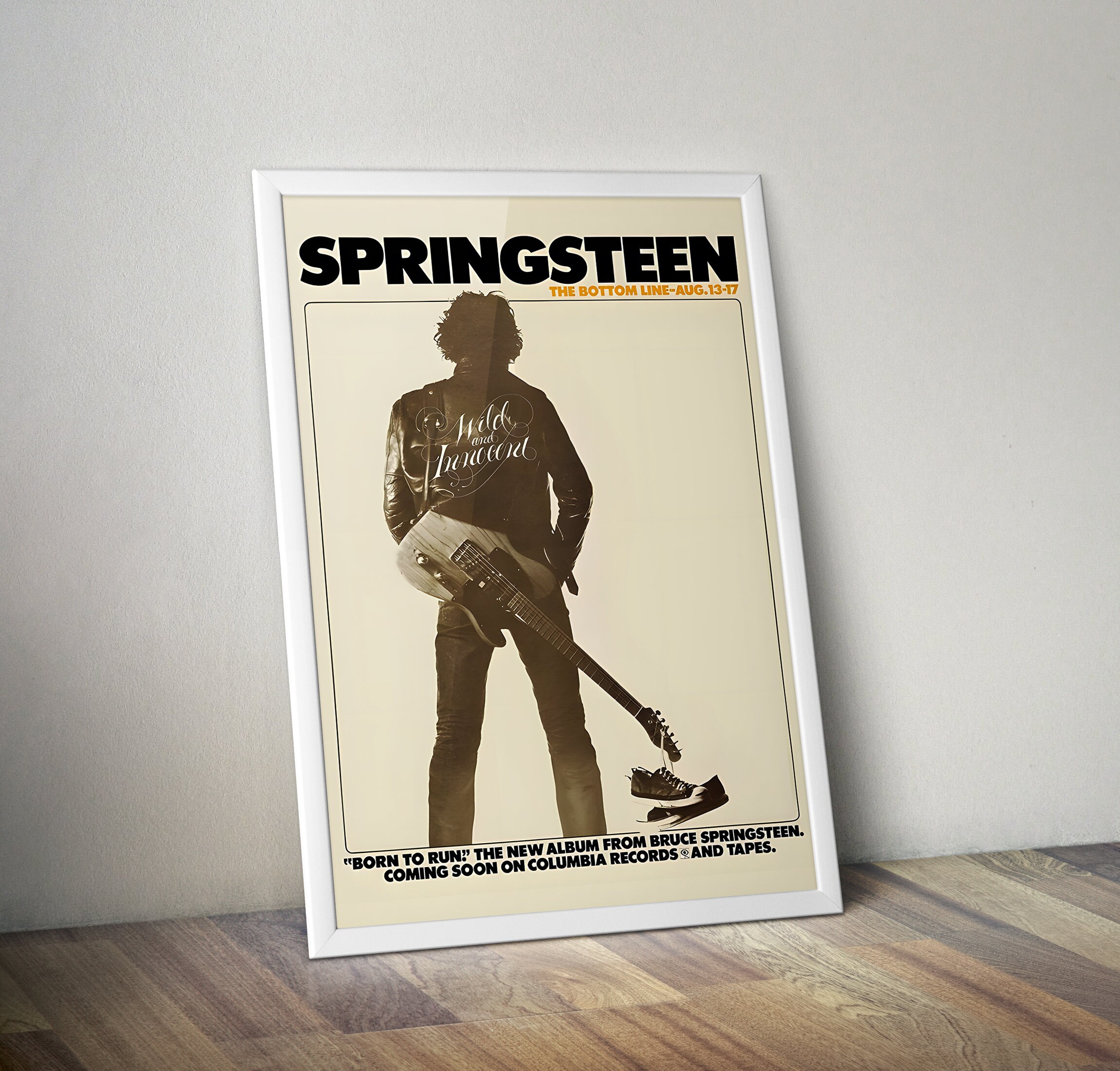 Bruce Springsteen Poster Vintage Poster Album Poster Print Album Cover ...