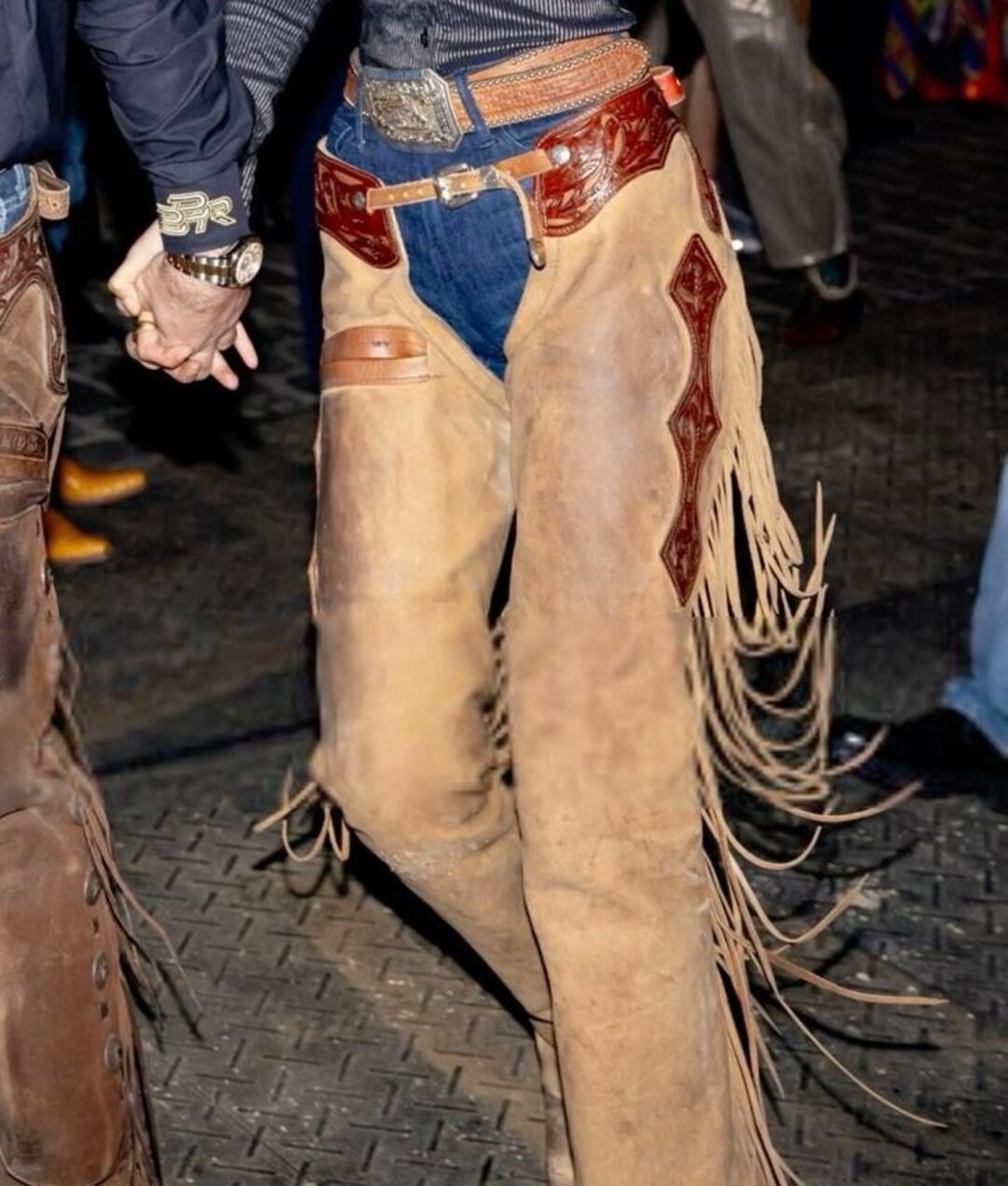 Leather Chinks Chaps Hand Made Western Suede Chap Horse Riding Fringes ...