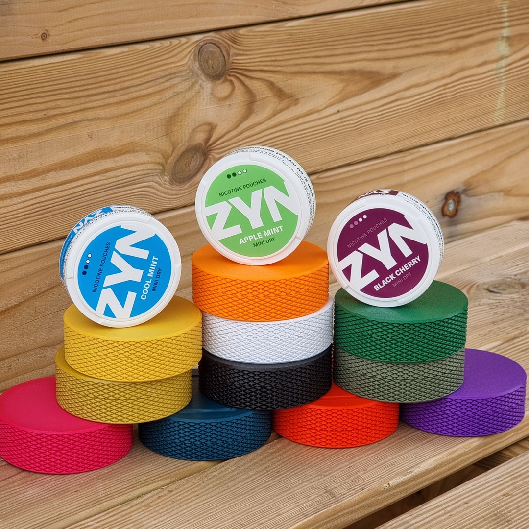 Pouch Keeper - Zyn Pouch Screw Container Compact and Stylish Nicotine ...