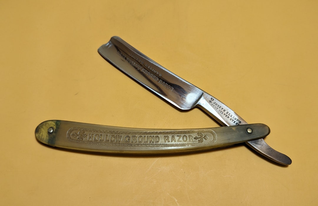 Antique Straight Razor - Joseph Elliot - Shave Ready - Etsy
