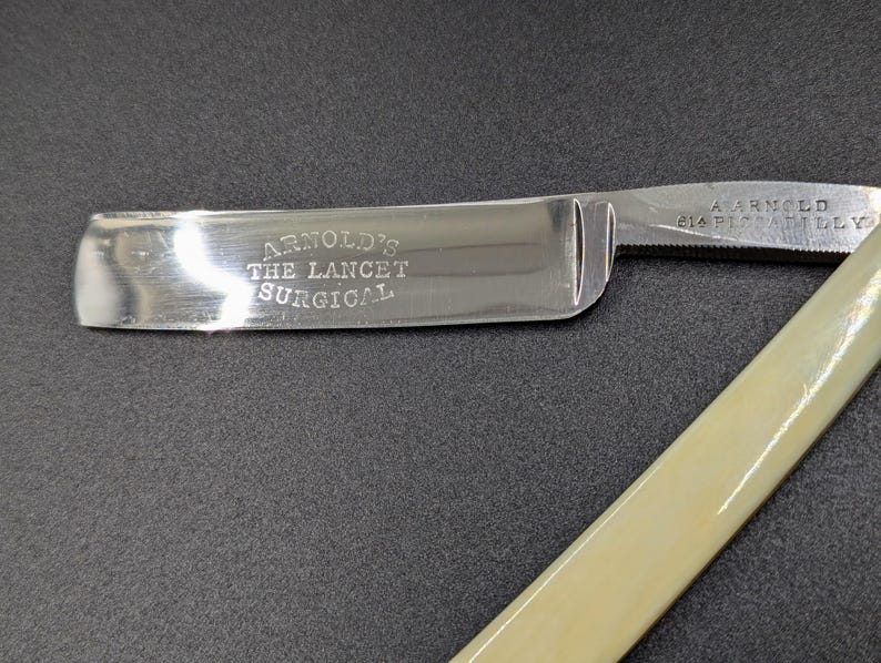 Antique Straight Razor A. Arnold Shave Ready - Etsy