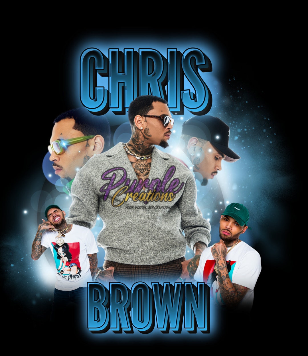 Chris Brown Png - Etsy