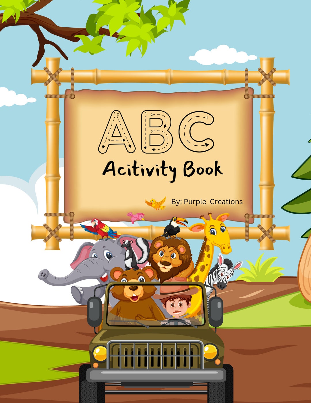 ABC Activity Book - Etsy