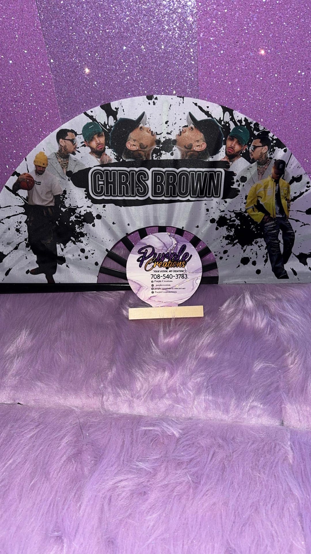 Chris Brown Clacking Fan - Etsy