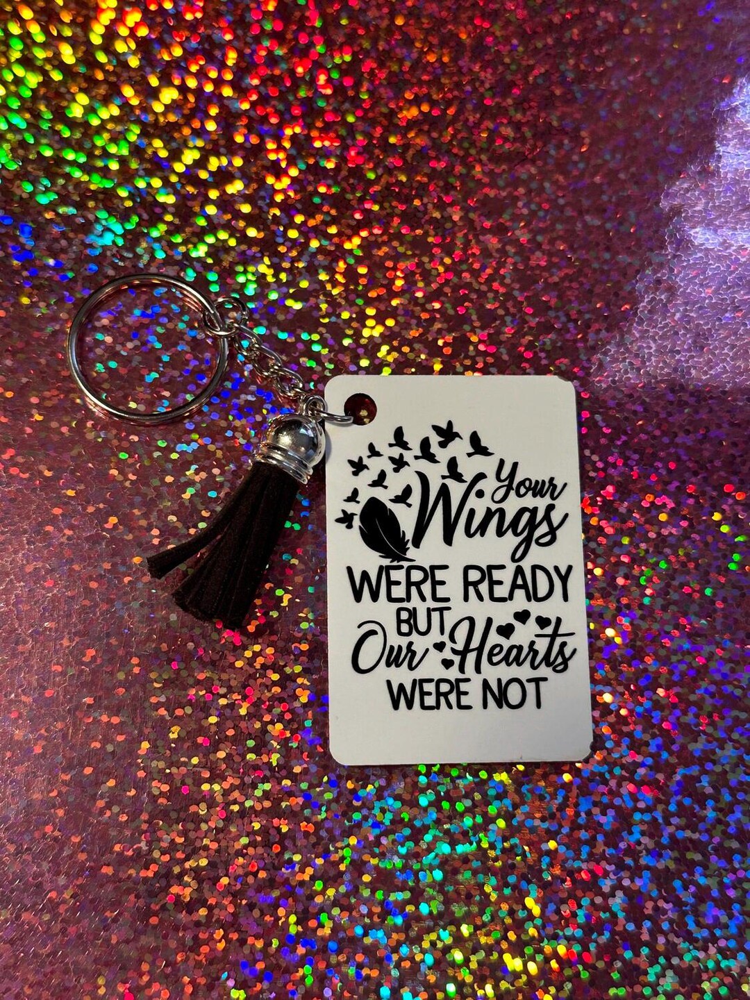 Custom Memorial Keychain - Memorial - Custom Gift - Loved One - Etsy