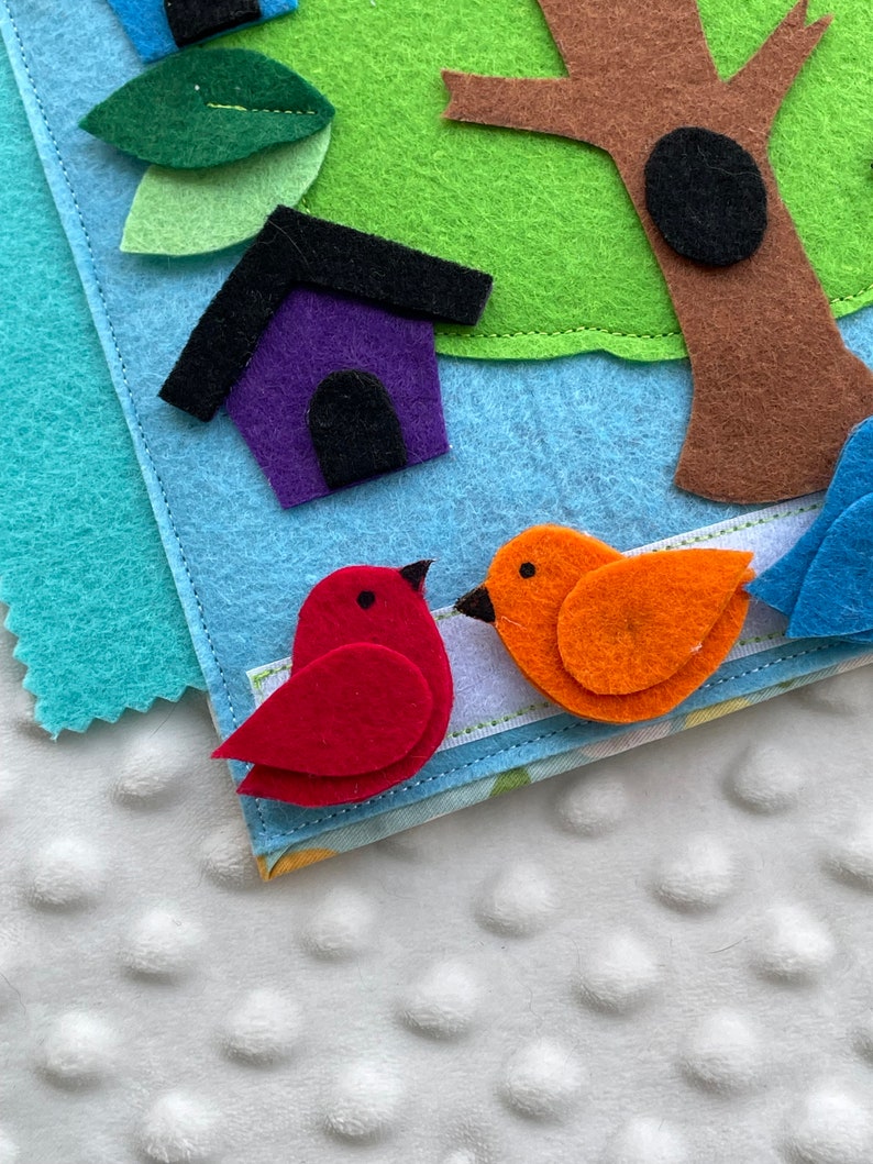 Discounted Bird House Color Matching Quiet Busy Book Page toddler Toy ...