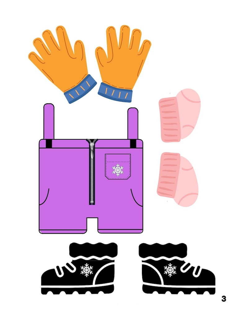 Montessori Weather Bear Printable | Dress the Bear Activity for ...