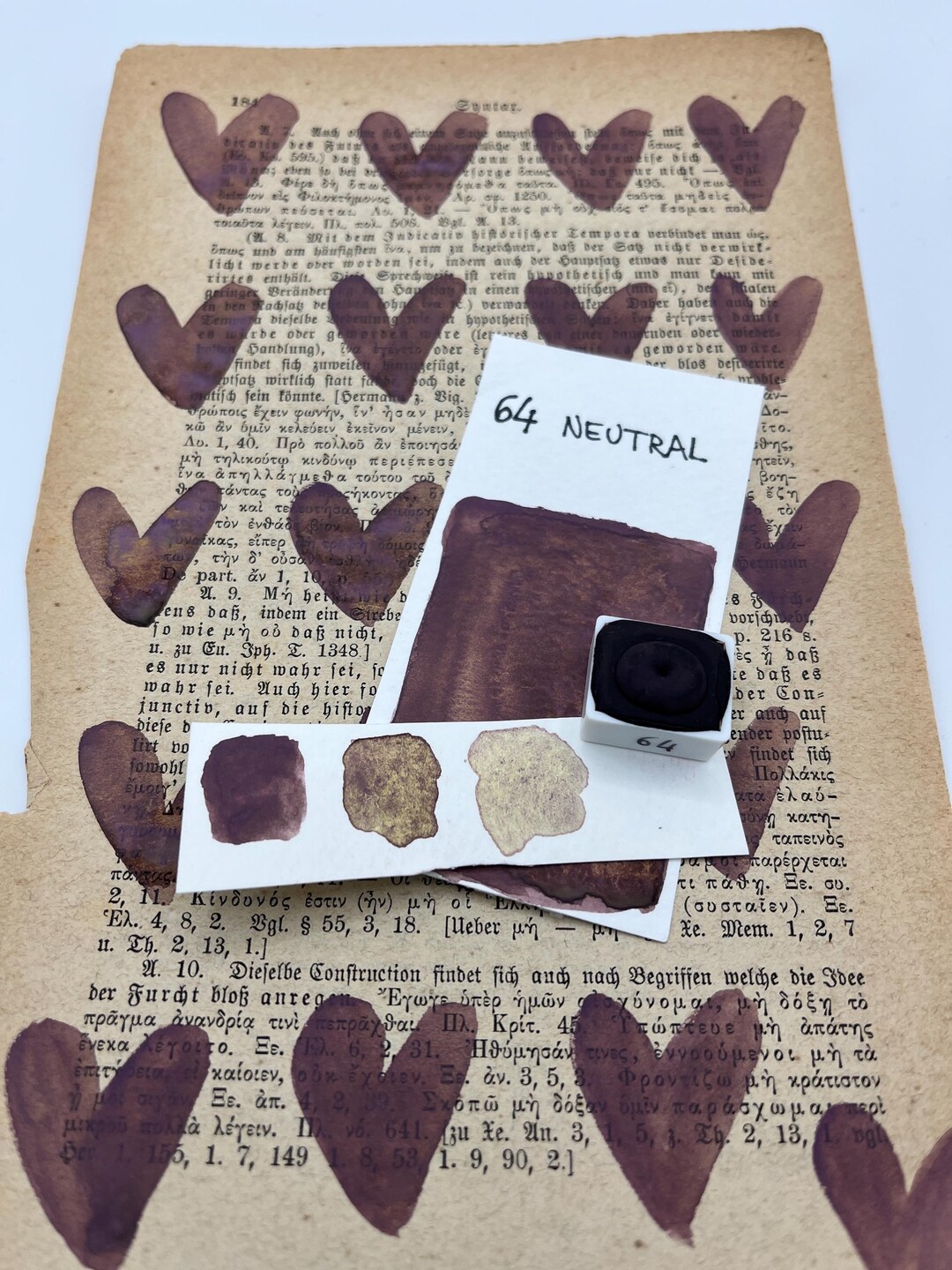 Acquarelli Fatti a Mano Made in Italy, Colore N 64 Neutral - Etsy