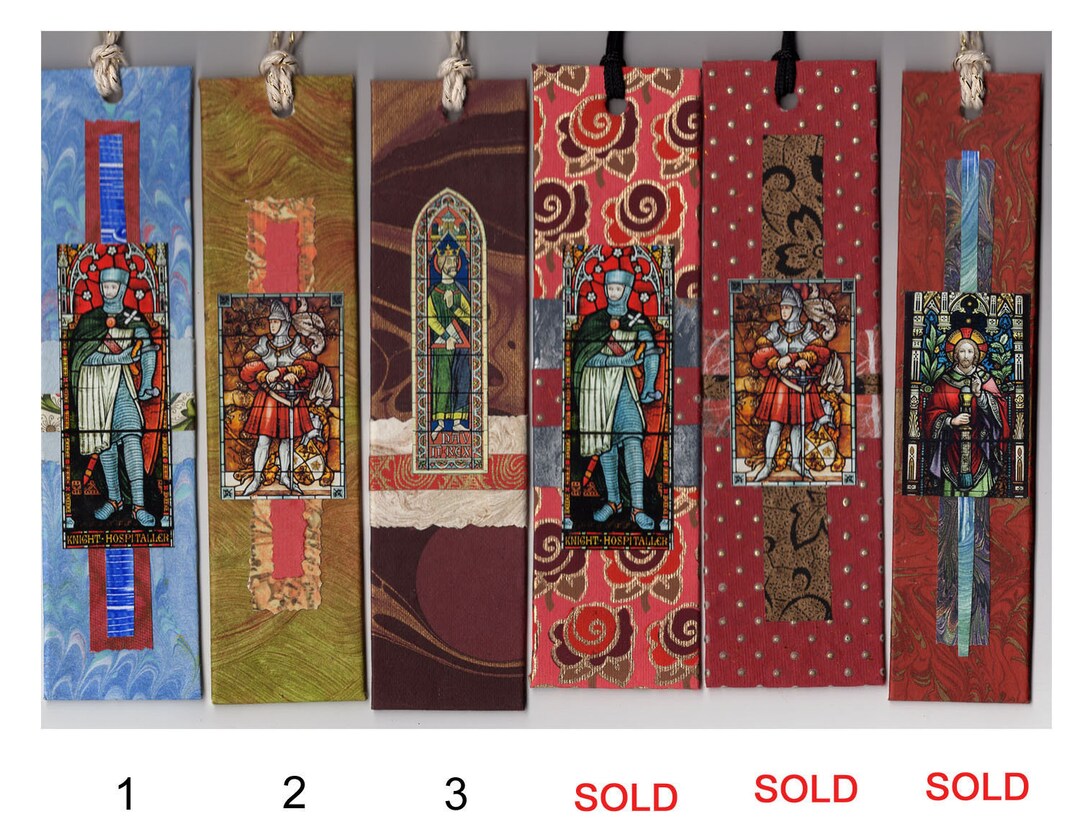 Stained Glass Bookmarks Knight King Jesus Christ Each Sold Separately ...