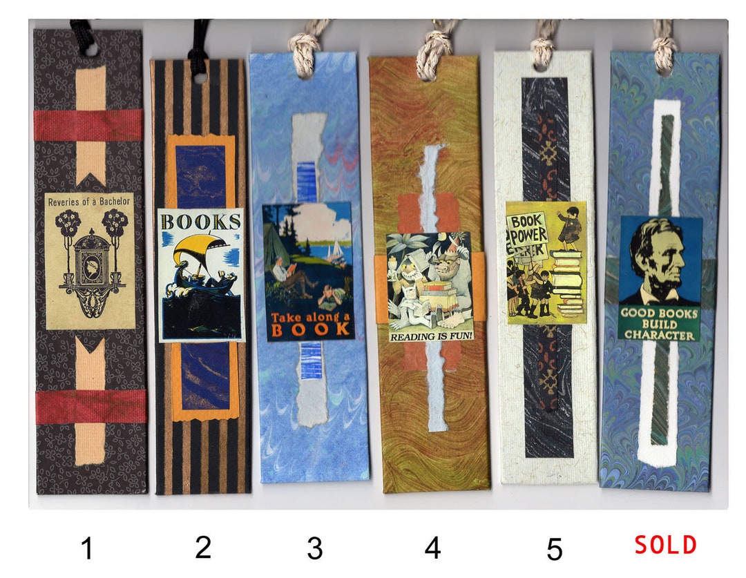 Books Readers Bookmarks Each Sold Separately - Etsy