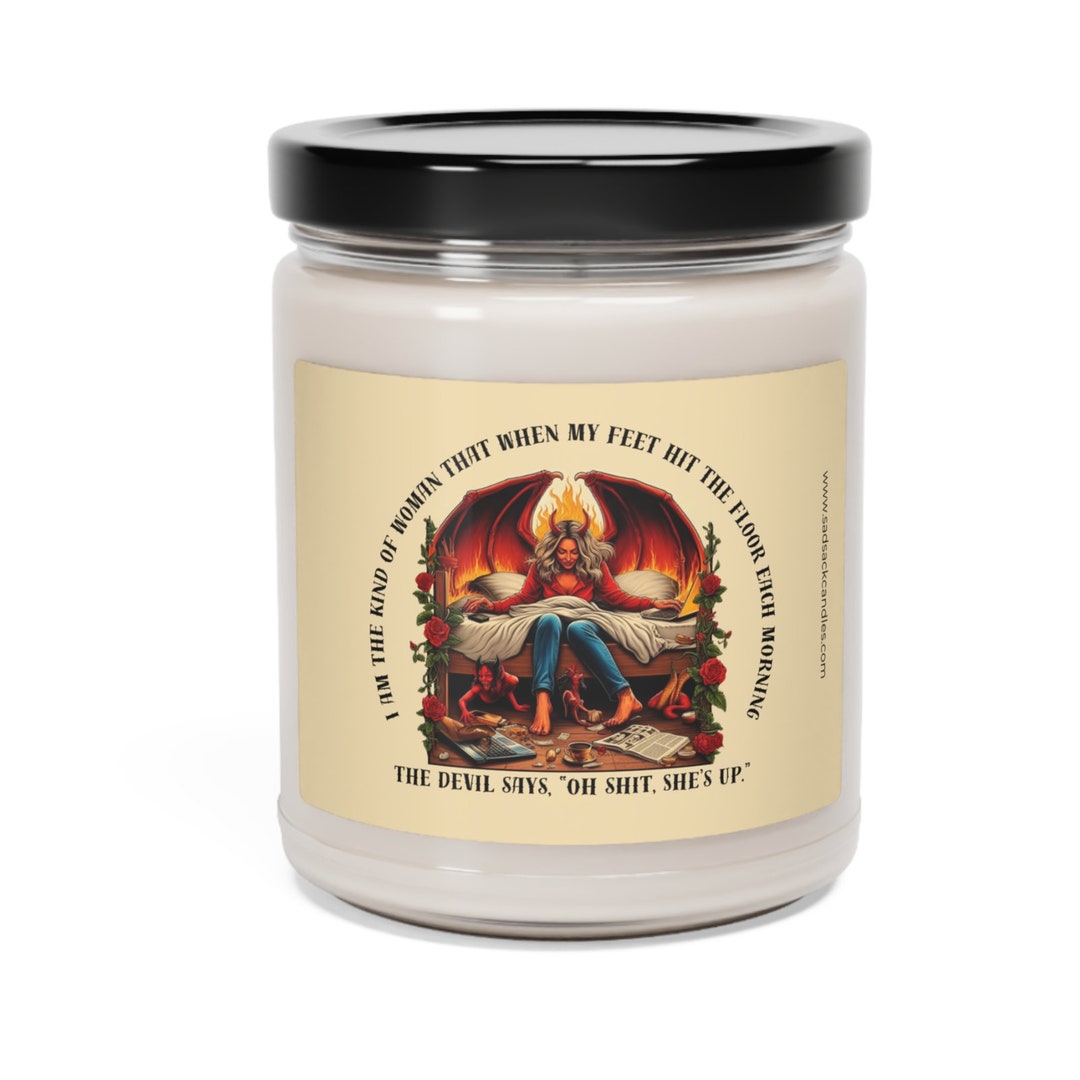 Funny Candles. Devil's Wake-up Call. Candle Gifts for Her. Scented Soy ...