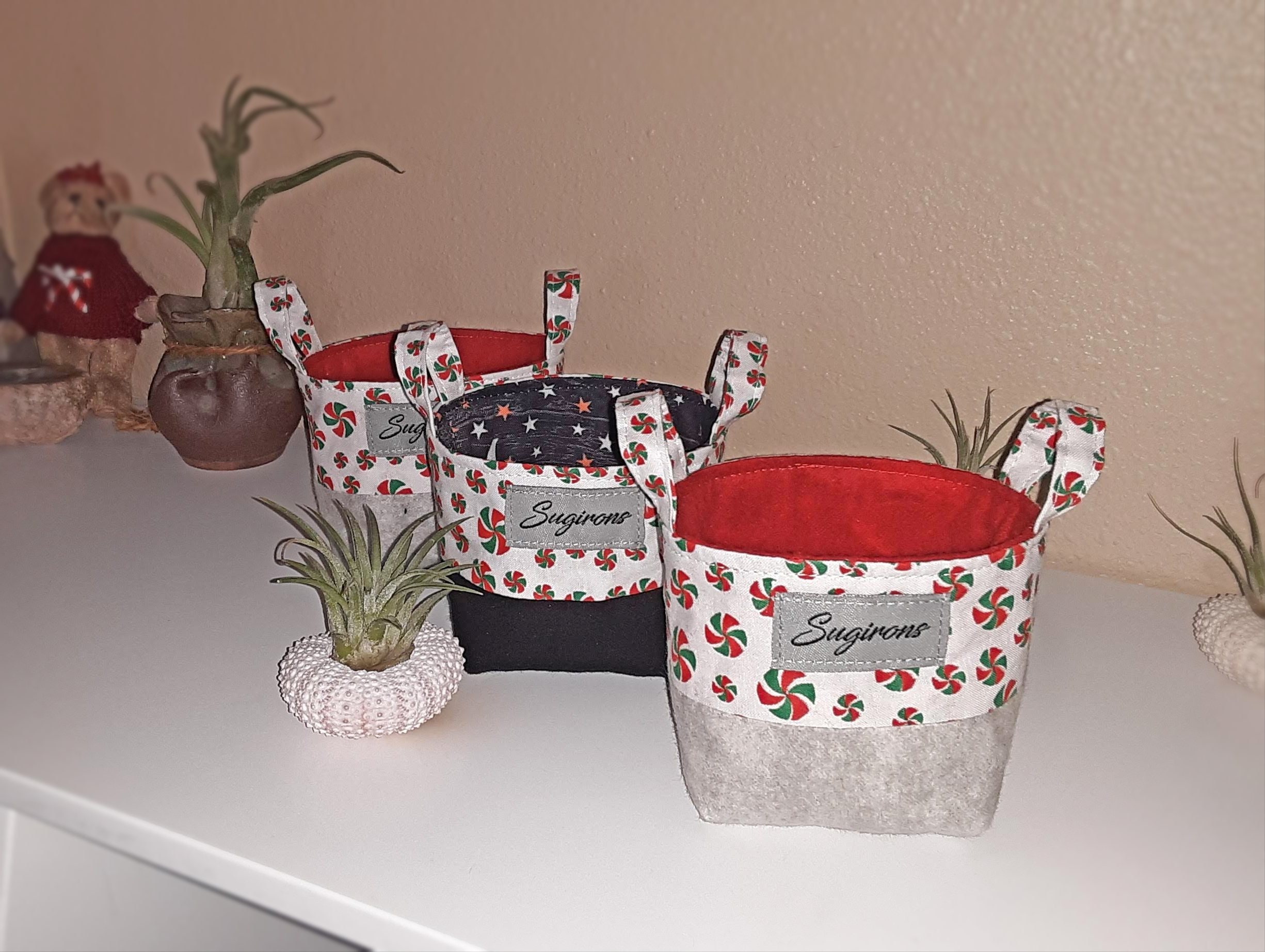 Small Organizing Basket Fabric Bin Mini Gift Box Small - Etsy