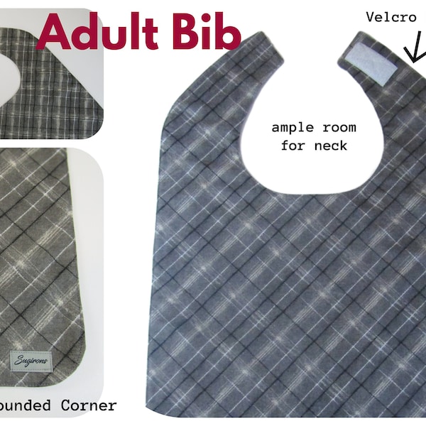 Adult Bib - Etsy