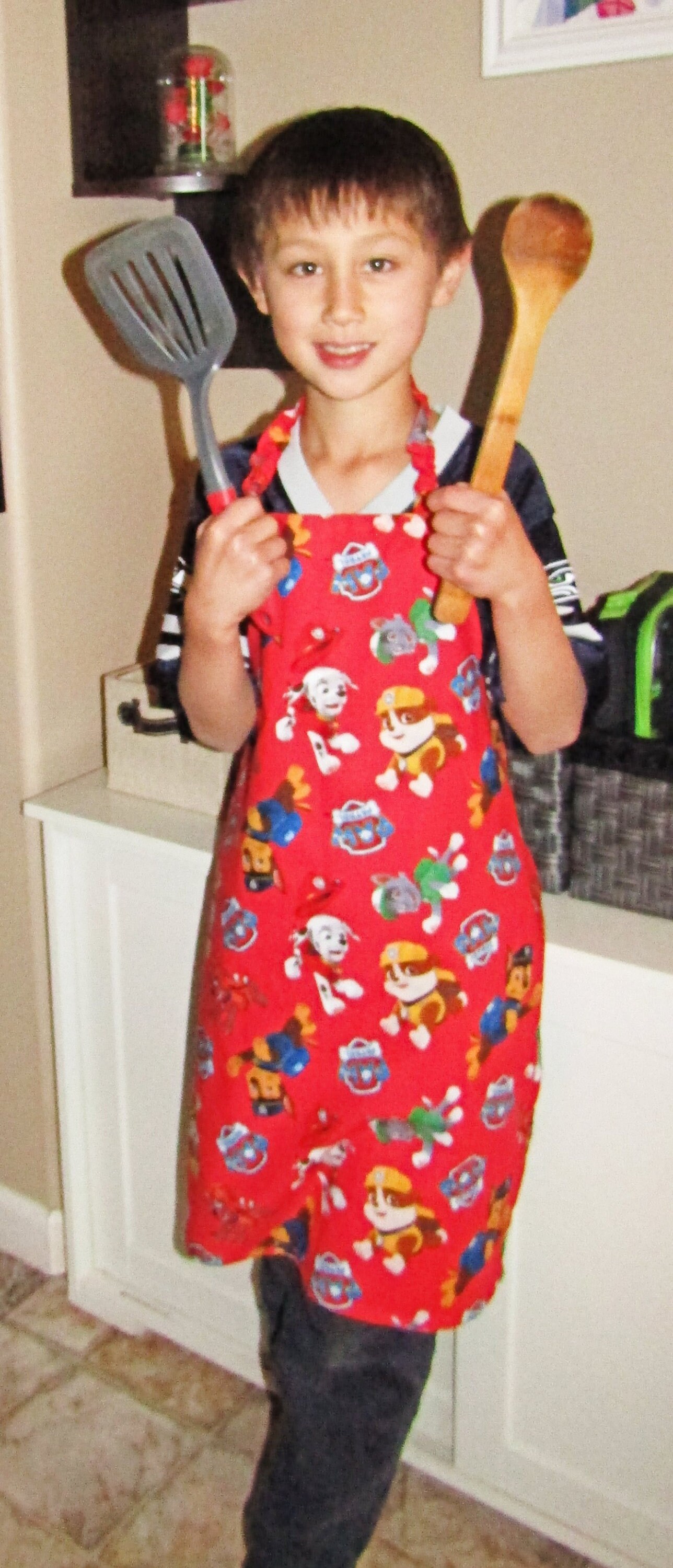 Montessori Apron Kids Apron With Pocket Apron for Kids and - Etsy