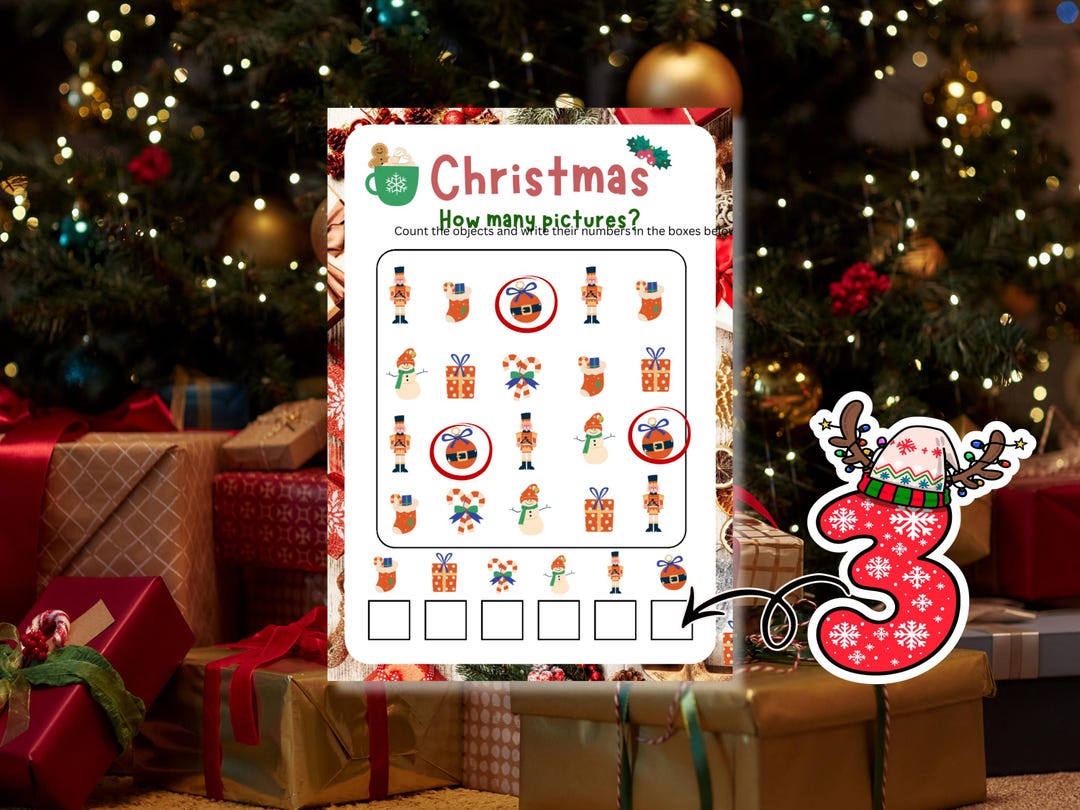 Interactive Holiday Fun: Christmas Activity Pack for Kids (PDF) - Etsy UK