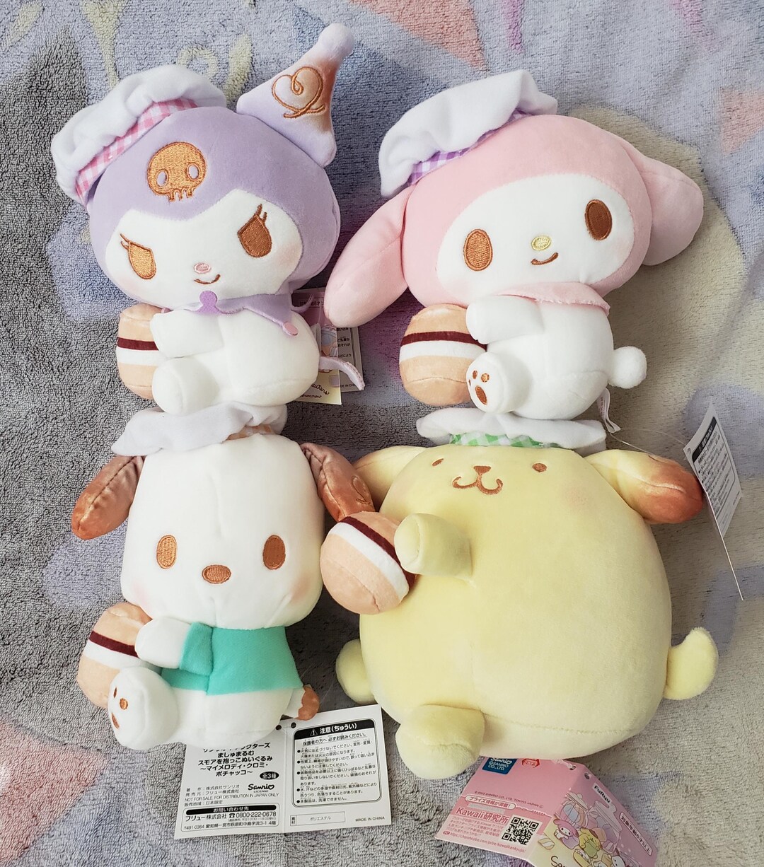 Sanrio Pochacco Pompompurin My Melody Kuromi Pastry Chef Small Cute ...