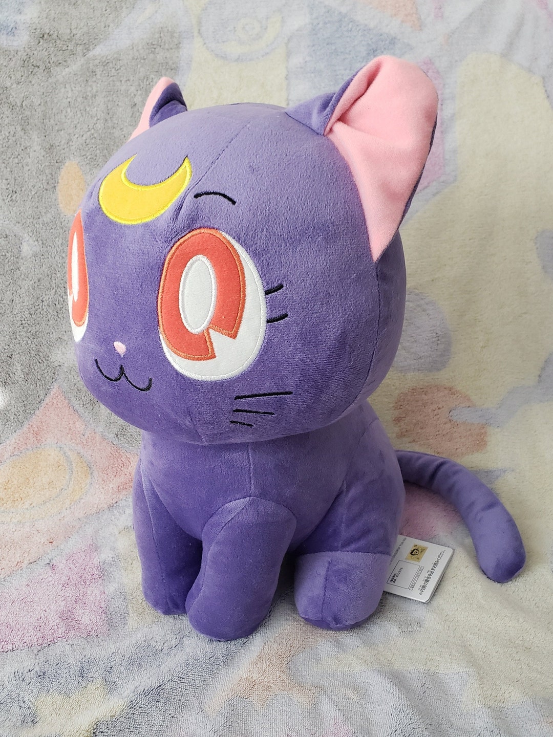 Sailor Moon Very Big Soft Luna Cat Plush Cute New - Etsy