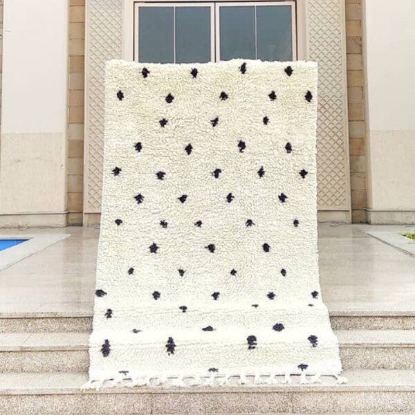 Polka Dot Rug - Etsy