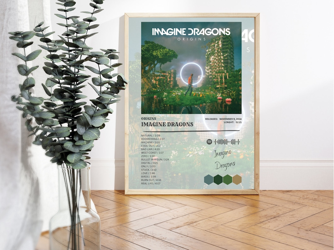 Imagine Dragons Posters Imagine Dragons Albums Art Cover Wall Print Painting Origins Evolve - Etsy