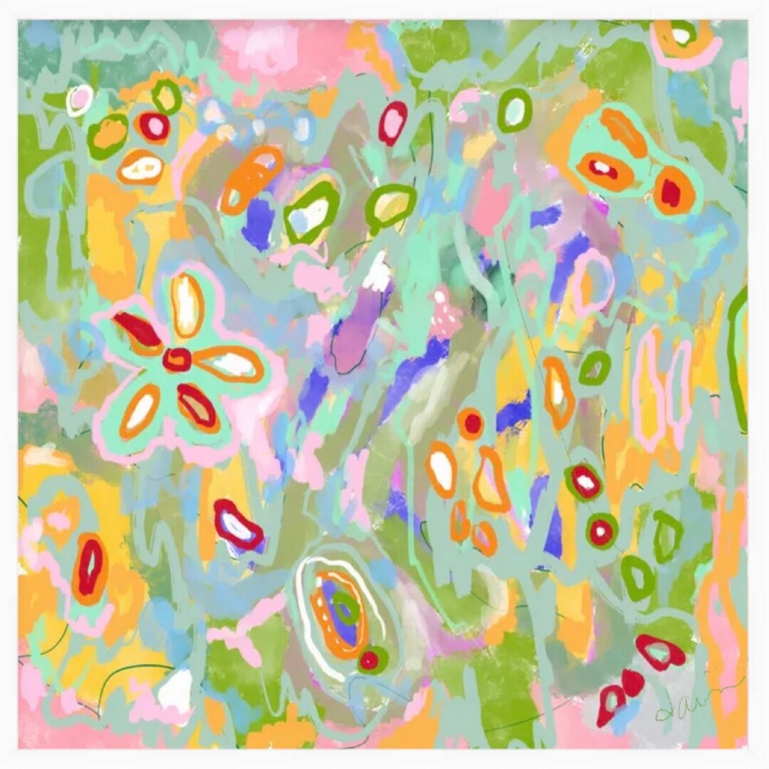 Fine Art Print, Abstract Art, Colorful Abstract Print, Vivid Color ...