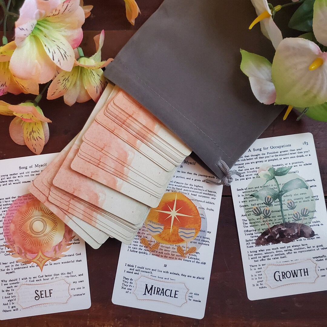 The Leaves of Grass Oracle - 50 Unique Cards Inspired by Walt Whitman's ...