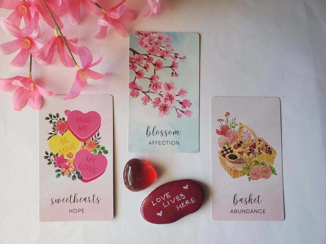 Spring Equinox Oracle Card Deck, Pastel Imagery, 50 Cards (PDF ...