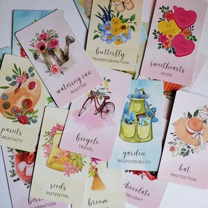 Spring Equinox Oracle Card Deck, Pastel Imagery, 50 Cards (PDF ...