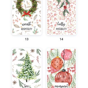 Winter Solstice Oracle Card Deck, Christmas Oracle, New Year, 50 Cards ...