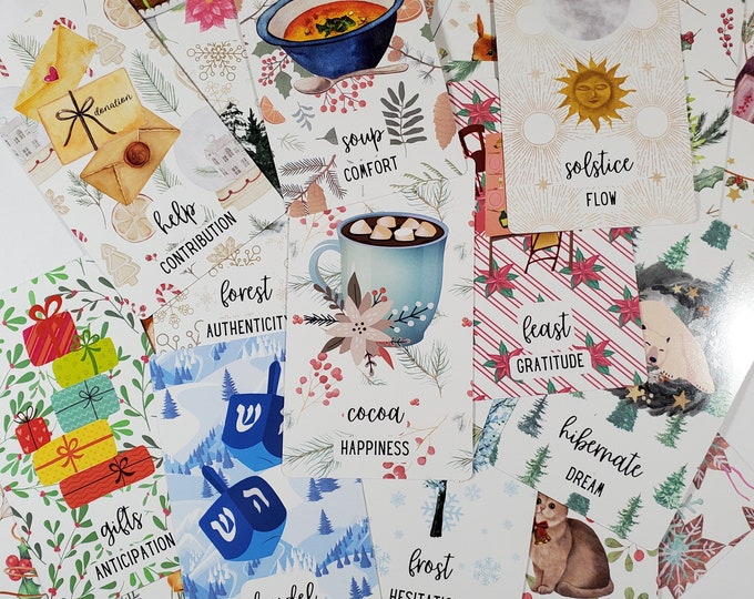 CHRISTMAS DECK the Magic of Christmas Oracle Mystical Holiday Tarot ...