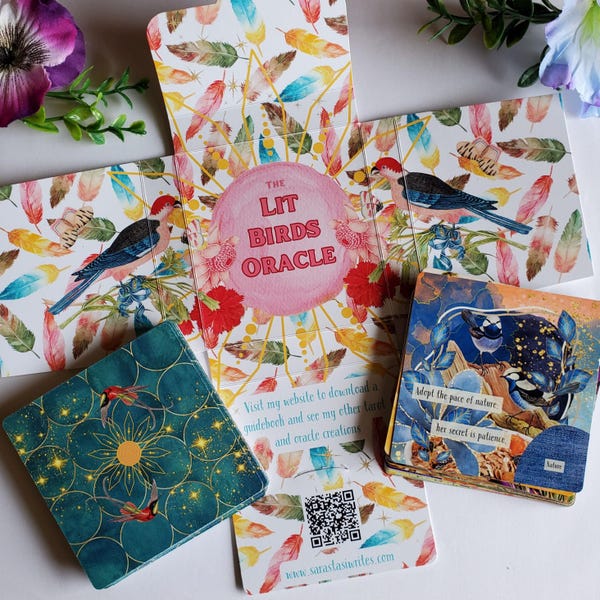 Bird Oracle Cards - Etsy