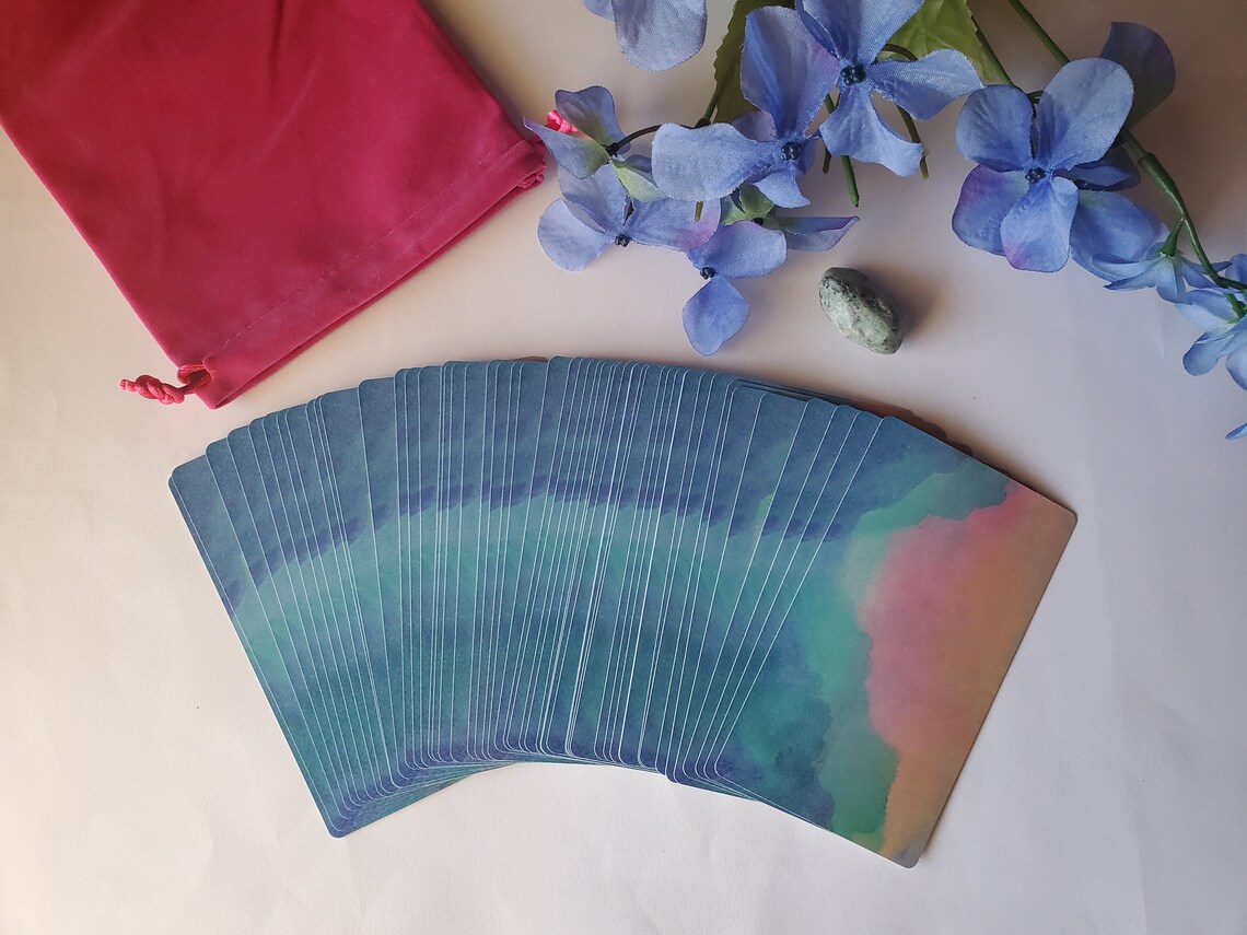 Spring Equinox Oracle Card Deck, Pastel Imagery, 50 Cards (PDF ...