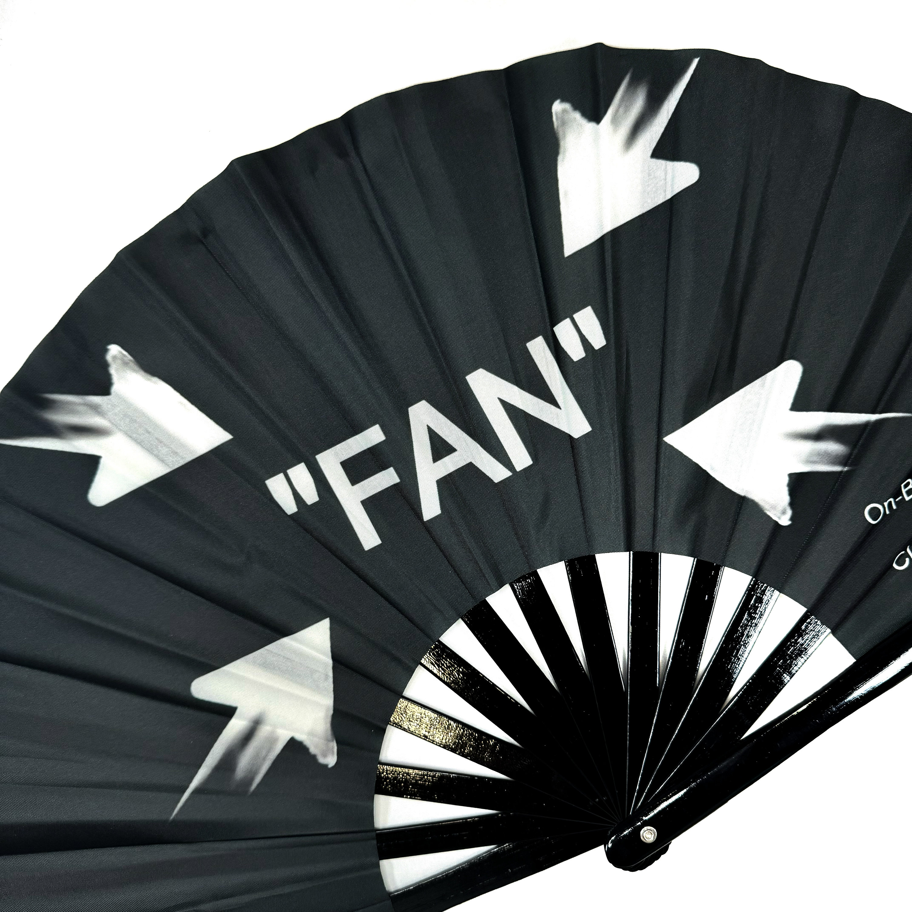 Hypebeast Inspired "fan" Rave Fan | "fan" Rave Fan | Hand Fan ...