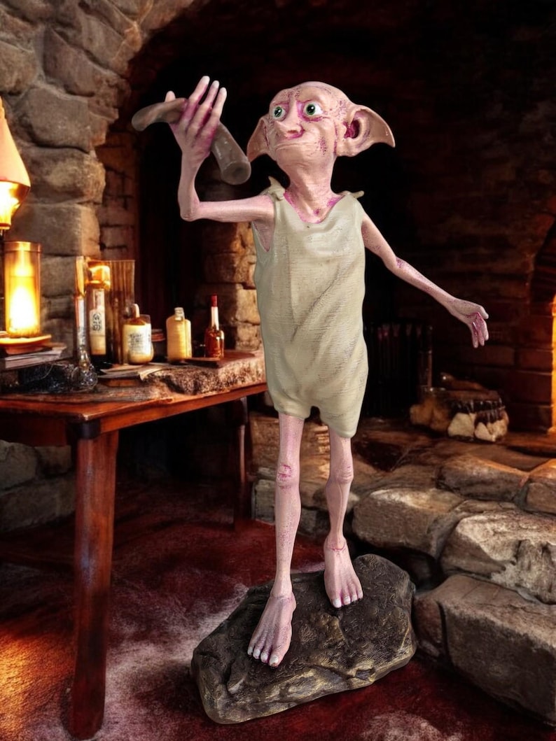 Dobby Full-body Figure Collectible Statue – Handmade With Magical Harry ...