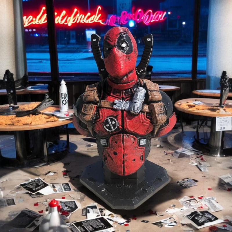 Small Deadpool Figure - Etsy