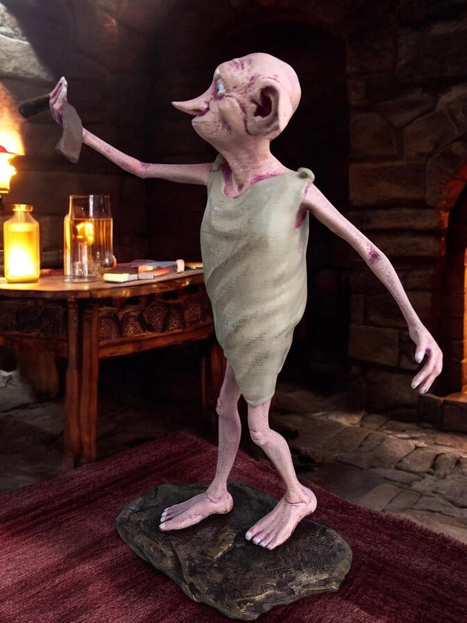 Dobby Full-body Figure Collectible Statue Handmade With Magical Harry ...