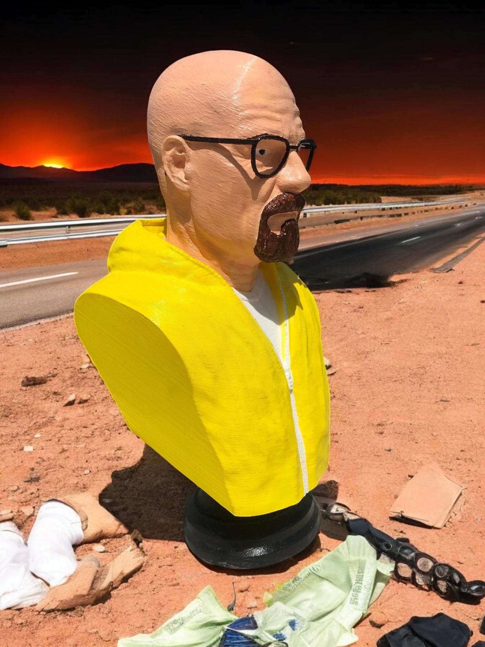 Breaking Bad Walter White Figure Collectible Statue – Handmade With ...