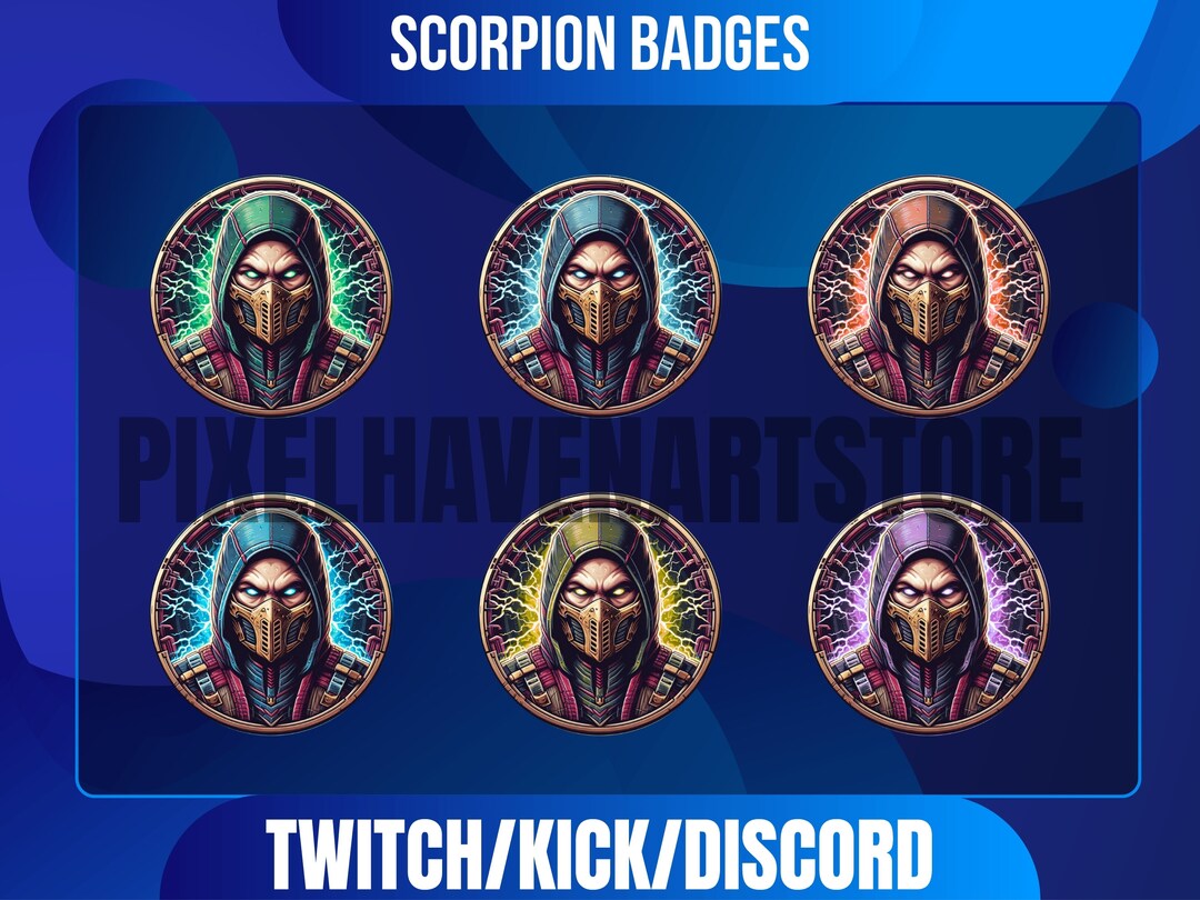 6 Anime Sub Badges Fictional Sub Badges Character Badges Ready to Use ...