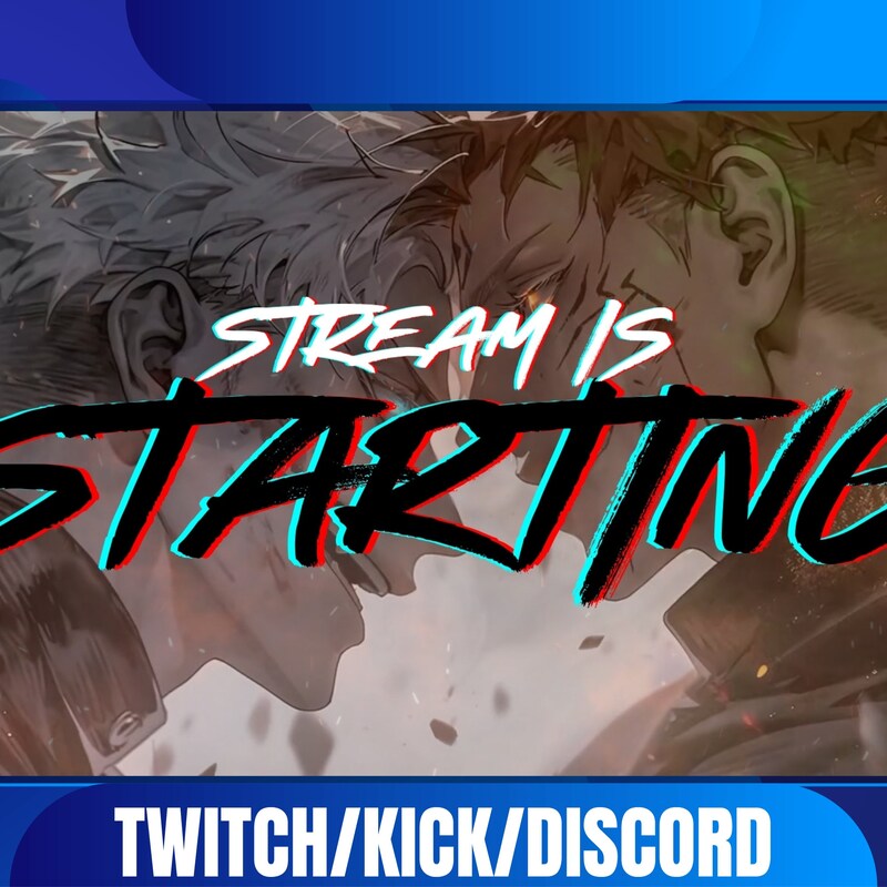 Jujutsu Kaisen Twitch Overlay - Etsy