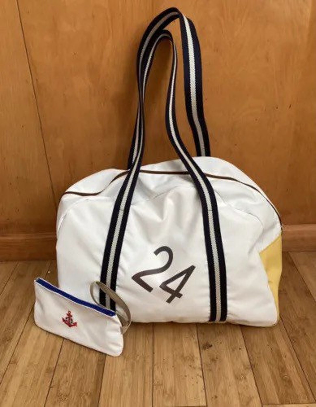 Sail Cloth Satchel Overnight Bag - Etsy