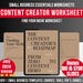 Content Creators Worksheet for Small Business With Private Label Rights ...