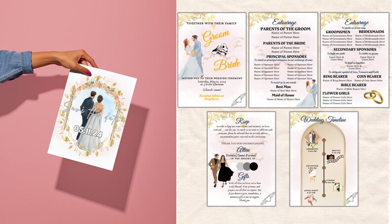 Digital Wedding Invitation - Etsy