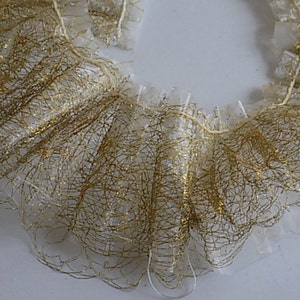 Vintage Plastic and Gold Mesh Trim Craft Repurpose - Etsy