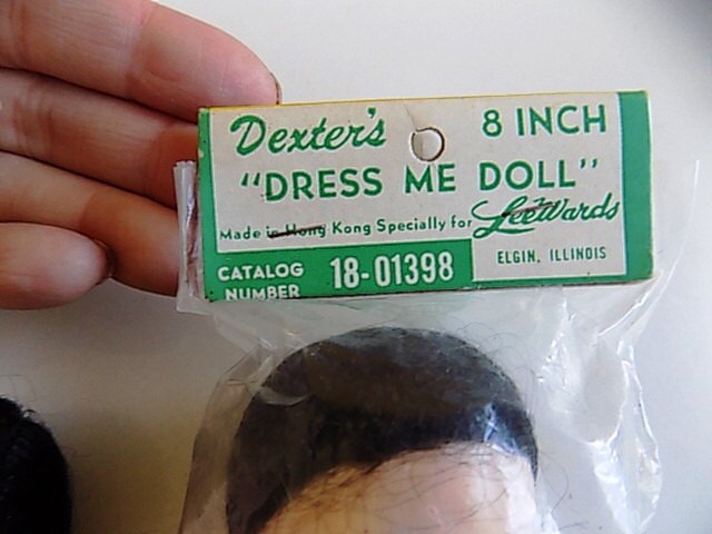 Vintage Dress Me Doll Pair Lot Open and Close Eyes Brunette Kawaii ...