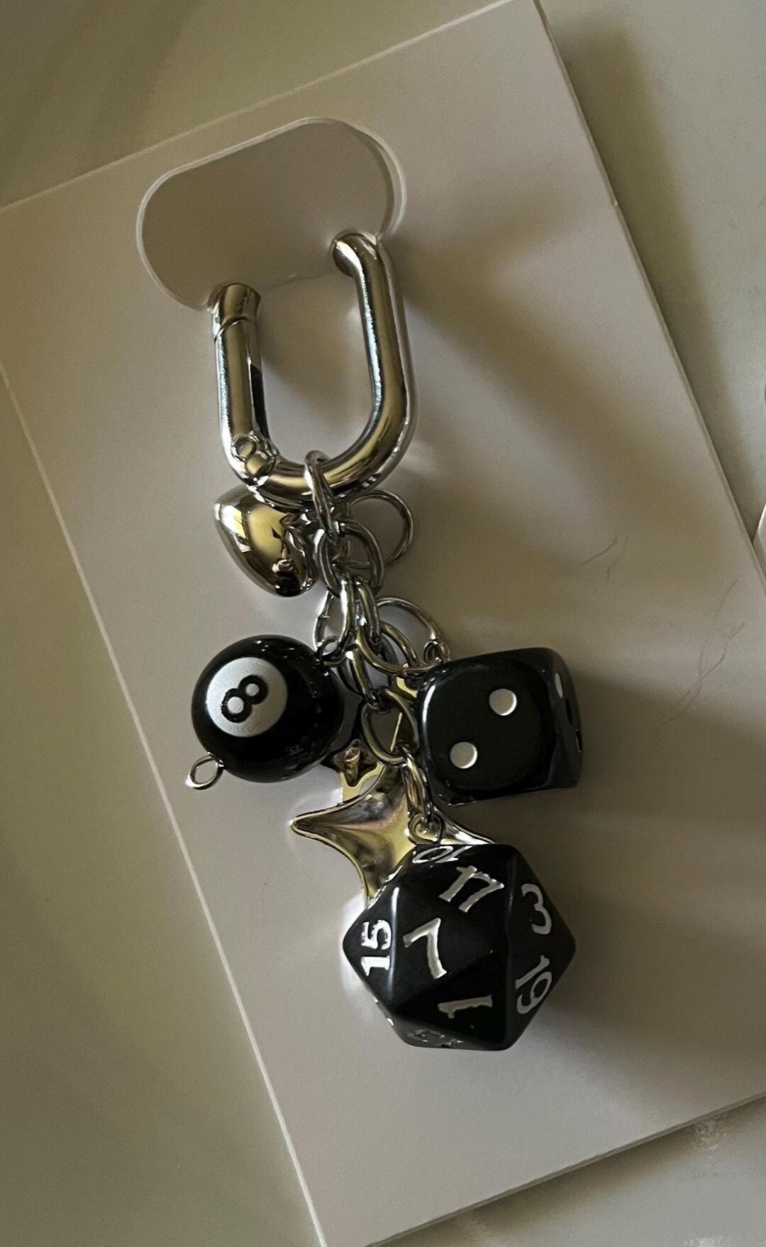 Keychains 8 Ball Keychain Cute Keychain Aesthetic Keychain Bag Charm ...