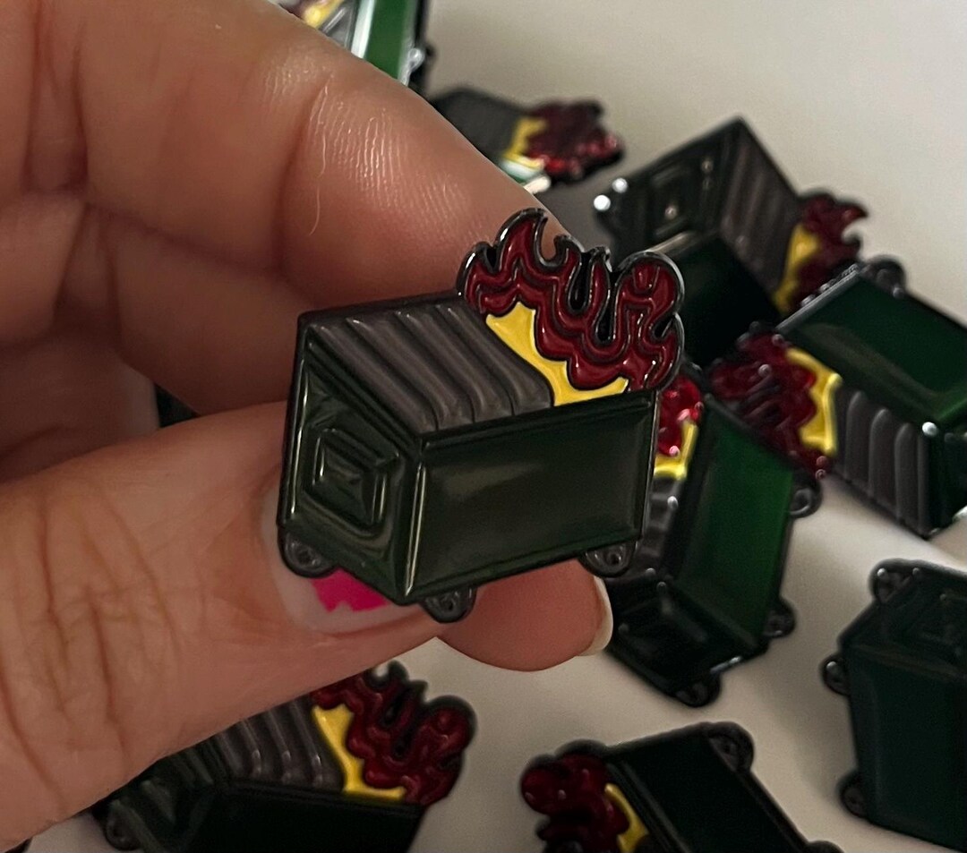 Dumpster Fire Pins Enamel Pins Enamel Pin Backpack Pins Gift for Him ...