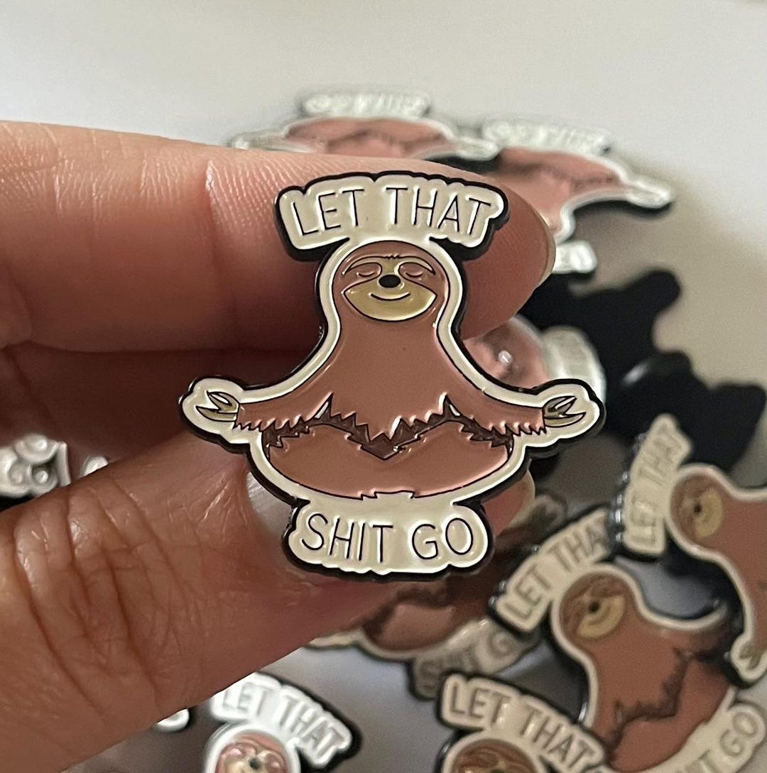 Sloth Enamel Pins Funny Pins Enamel Pins Enamel Pin Backpack Pins Gift ...